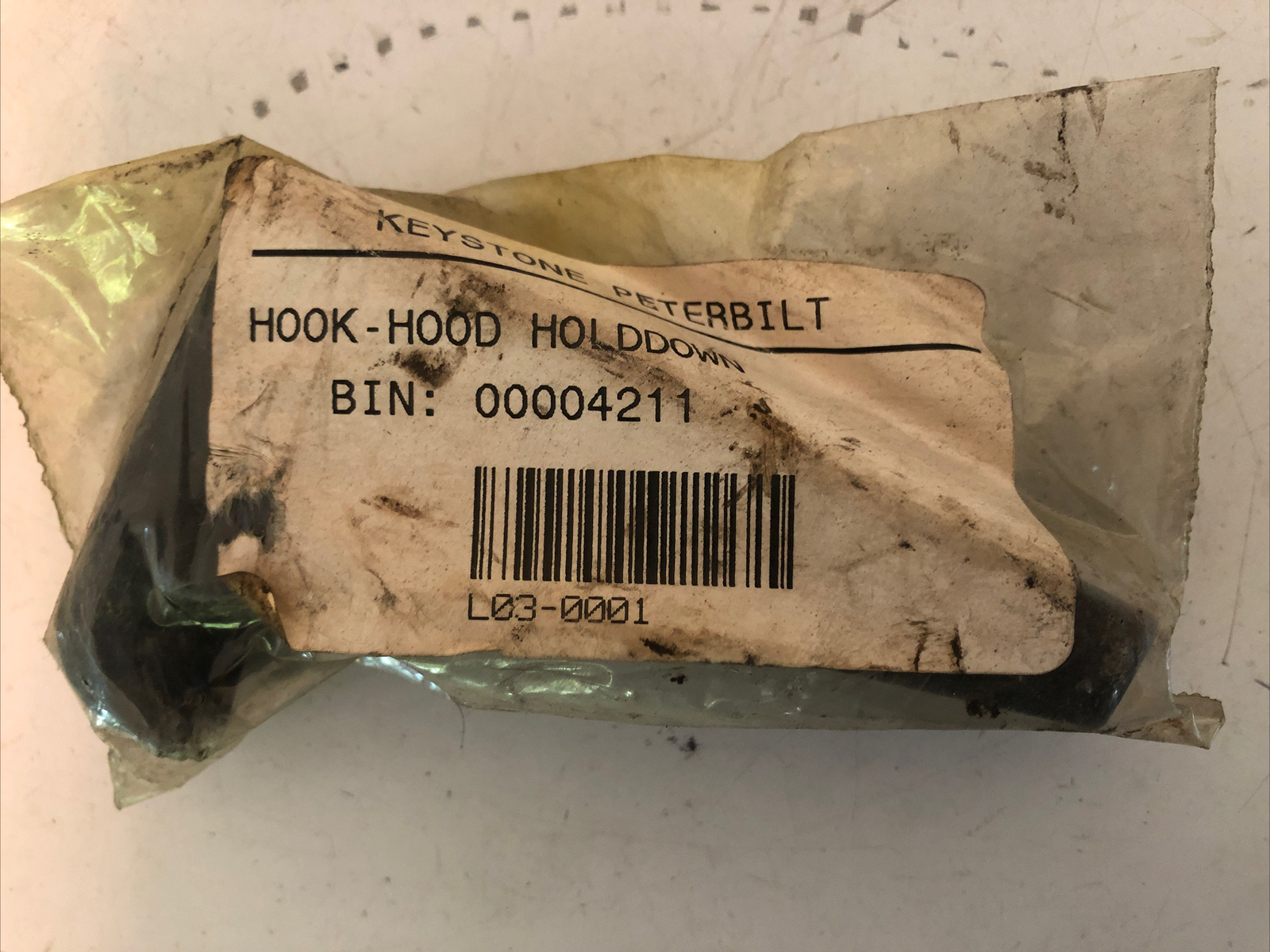 GENUINE PETERBILT L03-0001 HOOD HOLD DOWN HOOK NEW OEM | eBay