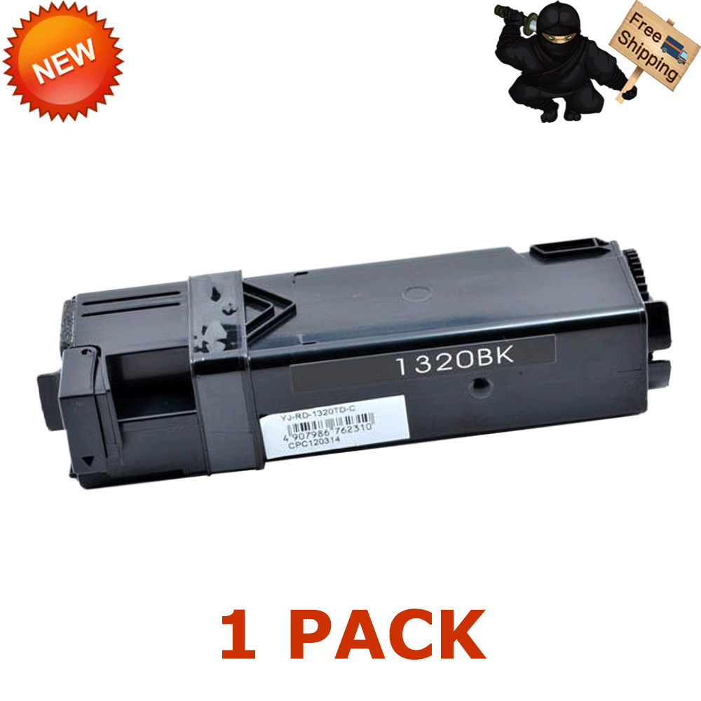 1 PK 1320 Black Toner Cartridge Compatible For Dell Color Laser 1320 ...