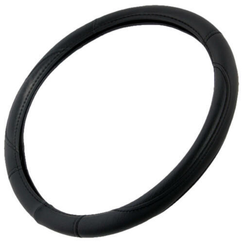 Ergonomic No Slip Leather Grip Steering Wheel Cover Skin Standard Fit ...