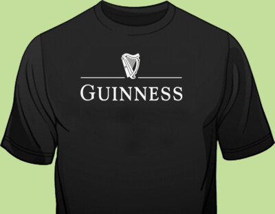 T-Shirt, Vintage Classic Beer Bar Promo, Brewer, Guinness 100% Cotton ...