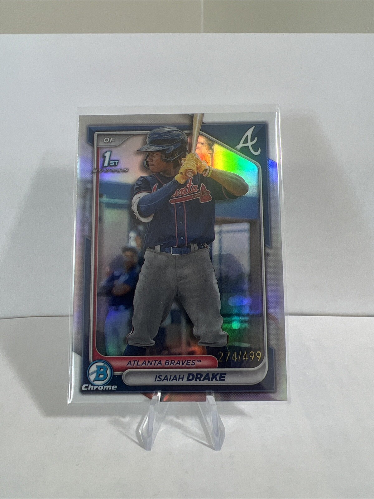 Isaiah Drake 2024 Bowman Chrome 1st Refractor /499 Braves | eBay