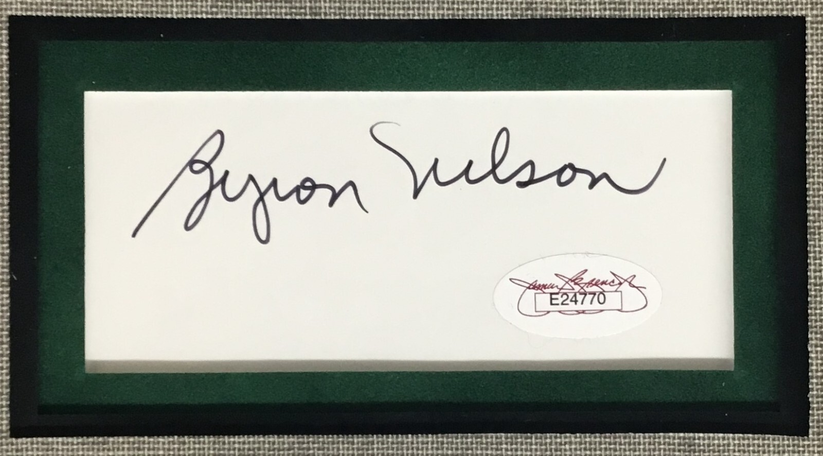 Byron Nelson d.2006 (Golf Great) signed custom framed display-JSA | eBay