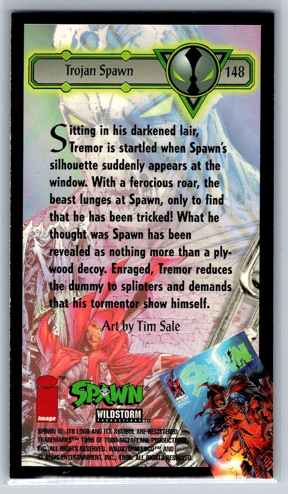# 148 Trojan Spawn 1995 Spawn Trading Card | eBay
