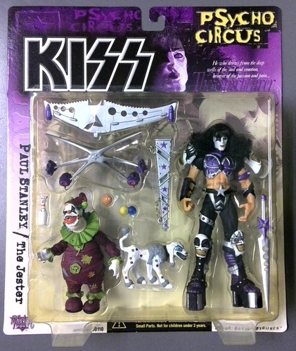 KISS Psycho Circus Action Figs PAUL STANLEY w/The Jester -McFarlane ...