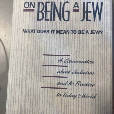 On Being a Jew: What does It mean to Be A Jew 9780060649081 | eBay