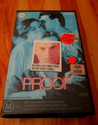 PROOF VHS VIDEO 1991 HUGO WEAVING RUSSELL CROWE ROADSHOW 12923 | eBay ...