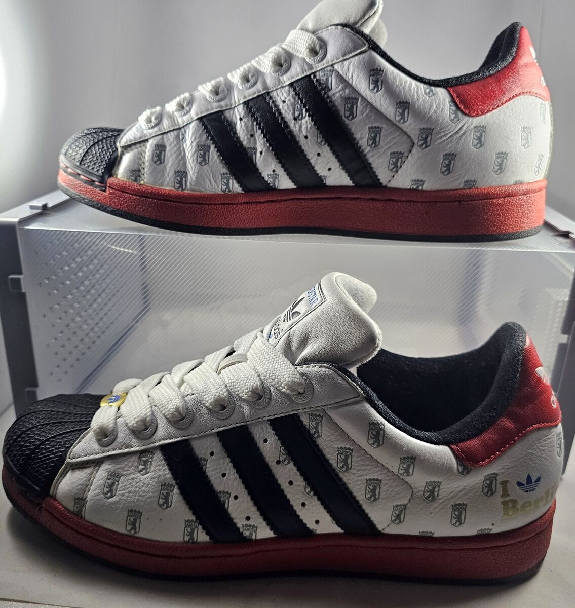 Adidas Men's 2 City Superstar 35th Anniversary I Love Berlin Adidas Men's 2 City Superstar 35th Anniversary I Love Berlin