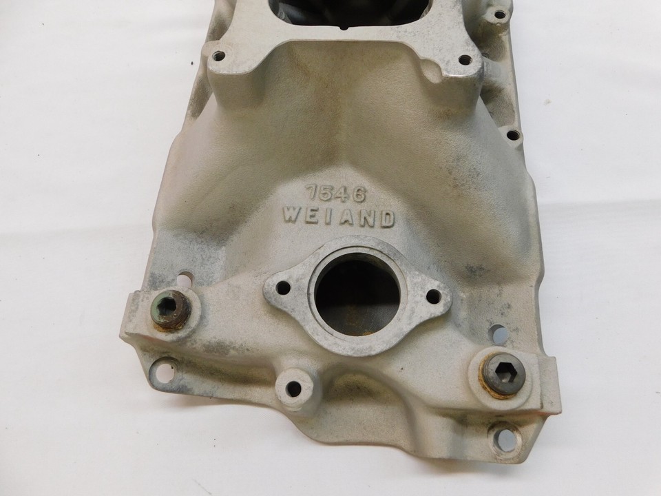 Original Weiand Chevrolet Intake Manifold Small Block Chevy 1955 - 1986 ...