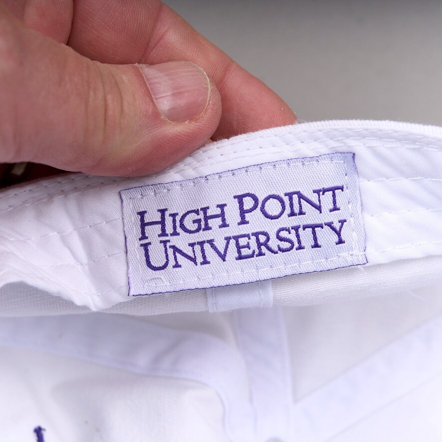 High Point University Trucker Hat White Strapback Logo | eBay