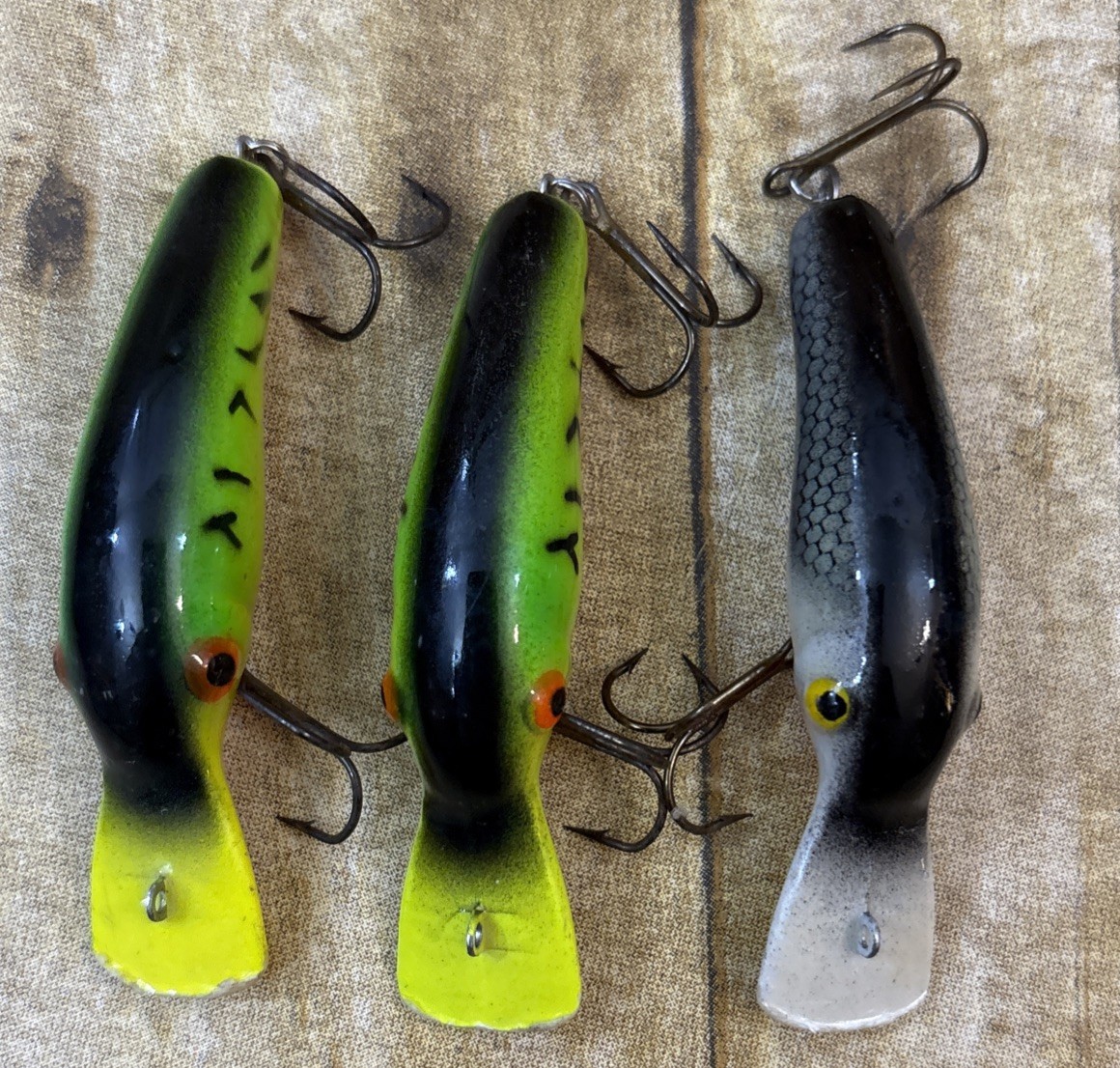 Vintage Lindy Little Joe Shadling Shallow Crankbait Lure Walleye Lot of ...