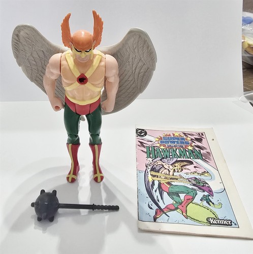 A-91 VINTAGE 80'S KENNER SUPER POWERS HAWKMAN FIGURE 100% COMPLETE | eBay