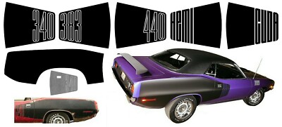 1971 71 Cuda BILLBOARD Stripe Set 340 383 440 HEMI BEST Available! Like ...