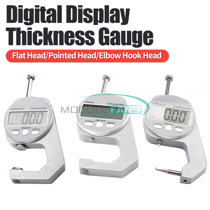 Electronic Digital LCD Micrometer Percent Thickness Measuring Tool 0 ...