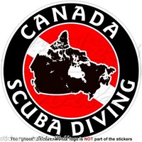 CANADA SCUBA DIVING Flag Canadian Map 4 | Offer of the day