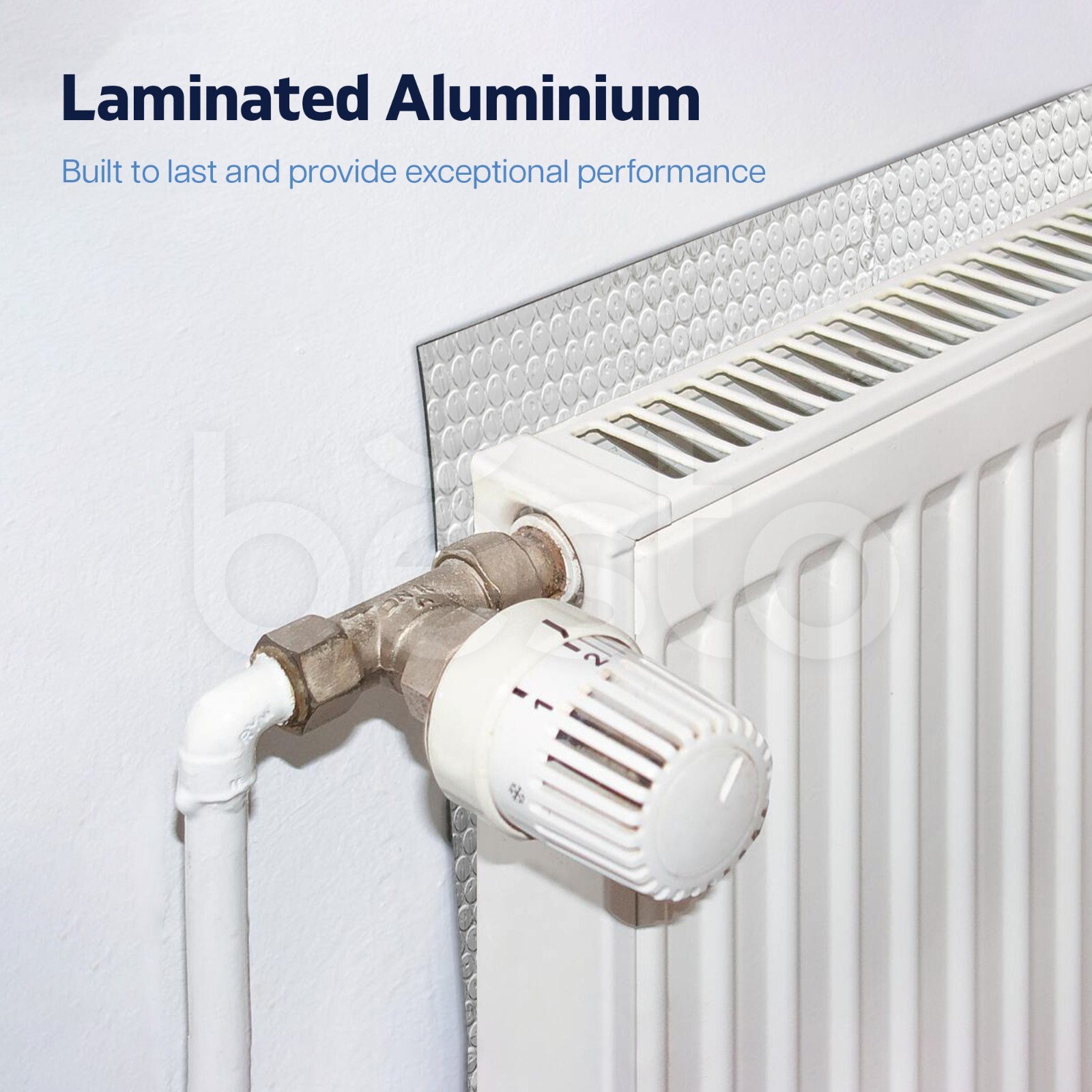 5mx60cm Radiator Reflector Insulation with 3m Sticky Pads Heat ...