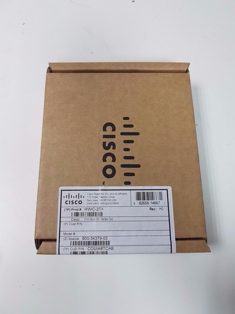 Hwic-2t Cisco HWIC 2t 2 Port Serial Wan Interface Card for sale online ...