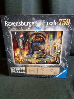RAVENSBURGER Puzzle 759 Piece Vampire's Castle Escape Puzzle Game | eBay