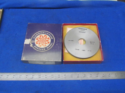 NEW 6 x 3/8 x 1 1/4 Carborundum CBN/Borazon Wheel N-249 | eBay