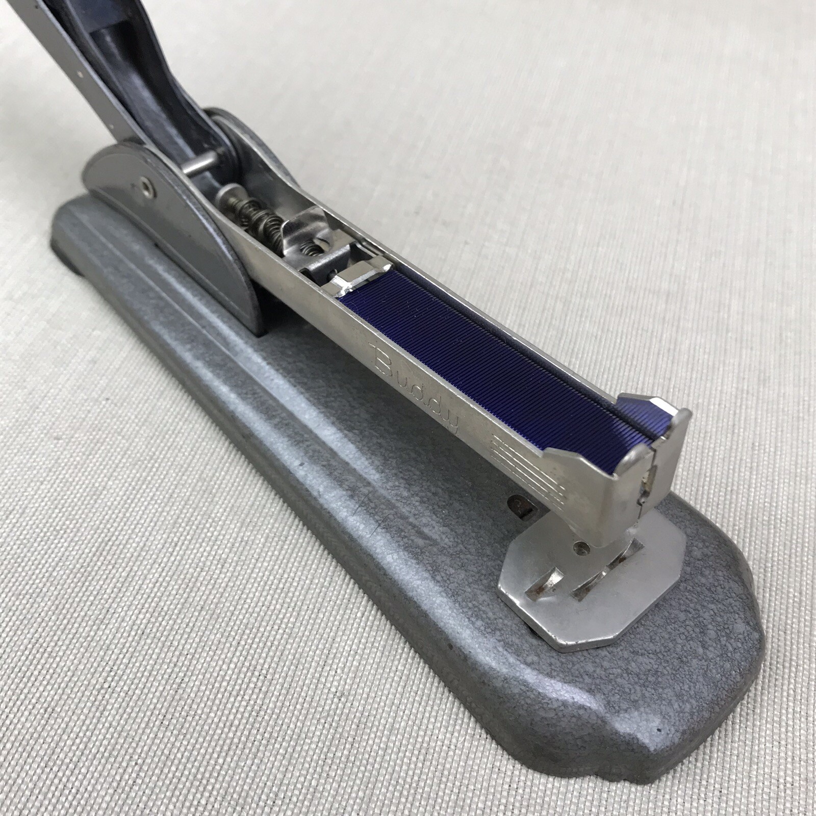 Tatum Buddy T155 Gray Stapler & Blue Staples Vintage Wilson Jones Co ...
