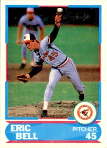 1988 Score Young Superstar #38 Eric Bell P Baltimore Orioles FREE ship ...