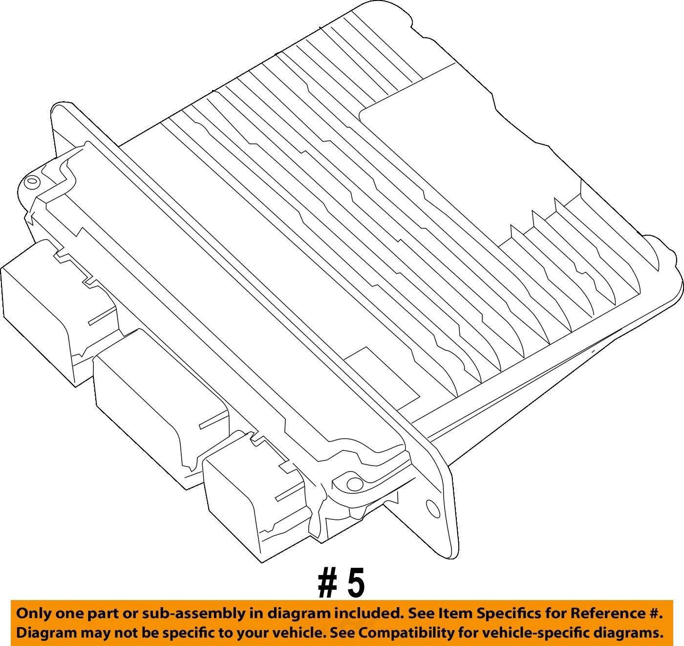 Ford OEM Engine Control Module BC3Z12A650FCNP Image 5 for sale online ...