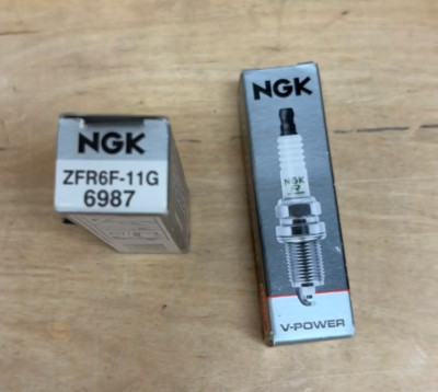 TWO NGK SPARK PLUGS ZFR6F-11G ZFR6F11G 6987 | eBay
