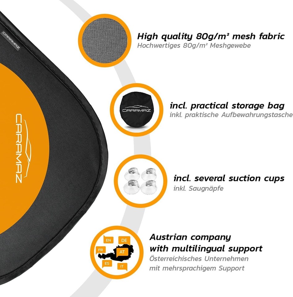 Car Window Sun Shades for Baby – UV Protection Unicorn Design 48 × 30 ...