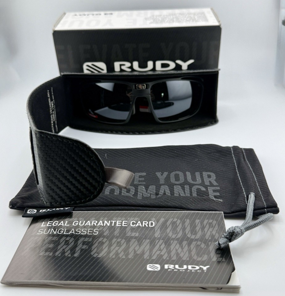 New Rudy Project Sunglasses Sintryx SP49-06-00 Made In Italy W/ Case ...