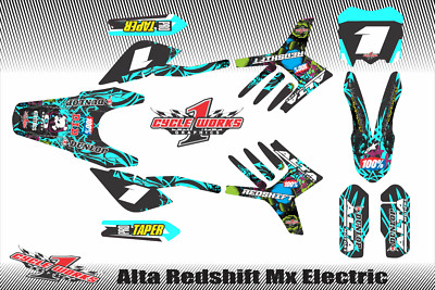 Alta Redshift Mx MXR Electric SEMI CUSTOM GRAPHICS KIT ALT | eBay