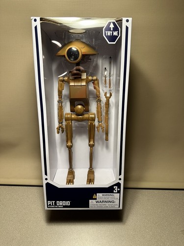 STAR WARS GALAXYS EDGE Droid Depot Interactive PIT DROID 16” Tall Serv ...