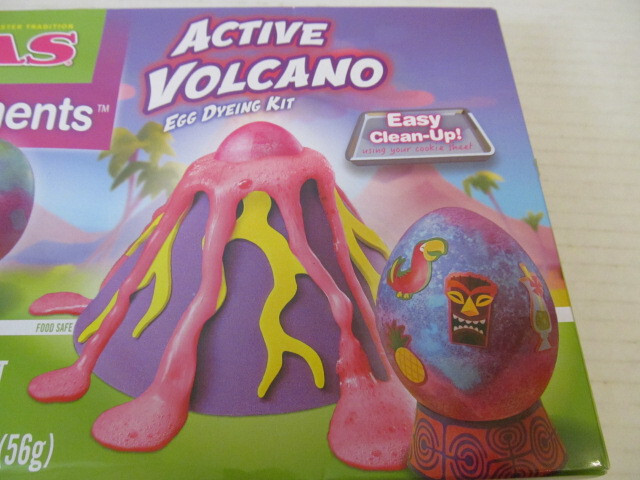 Paas Eggsperiments Active Volcano Egg Dyeing Decorating Kit | eBay