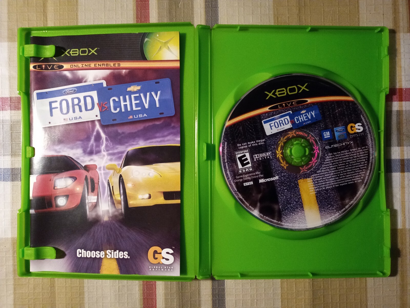 FORD VS CHEVY XBOX GAME COMPLETE | eBay