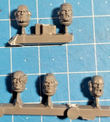 Intercessors Bits Bare Veteran Heads x5 Primaris Space Marines 40k Bitz ...