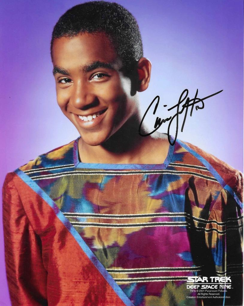 CIRROC LOFTON SIGNED 10 X 8 STAR TREK DEEP SPACE NINE PHOTO - "JAKE ...