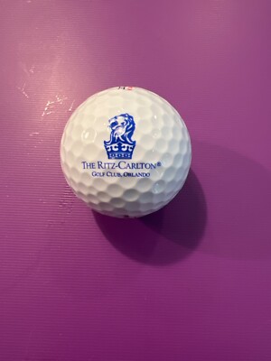 LOGO GOLF BALL-ORIGINAL THE RITZ-CARTON GOLF CLUB ORLANDO..NEW‼️ | eBay