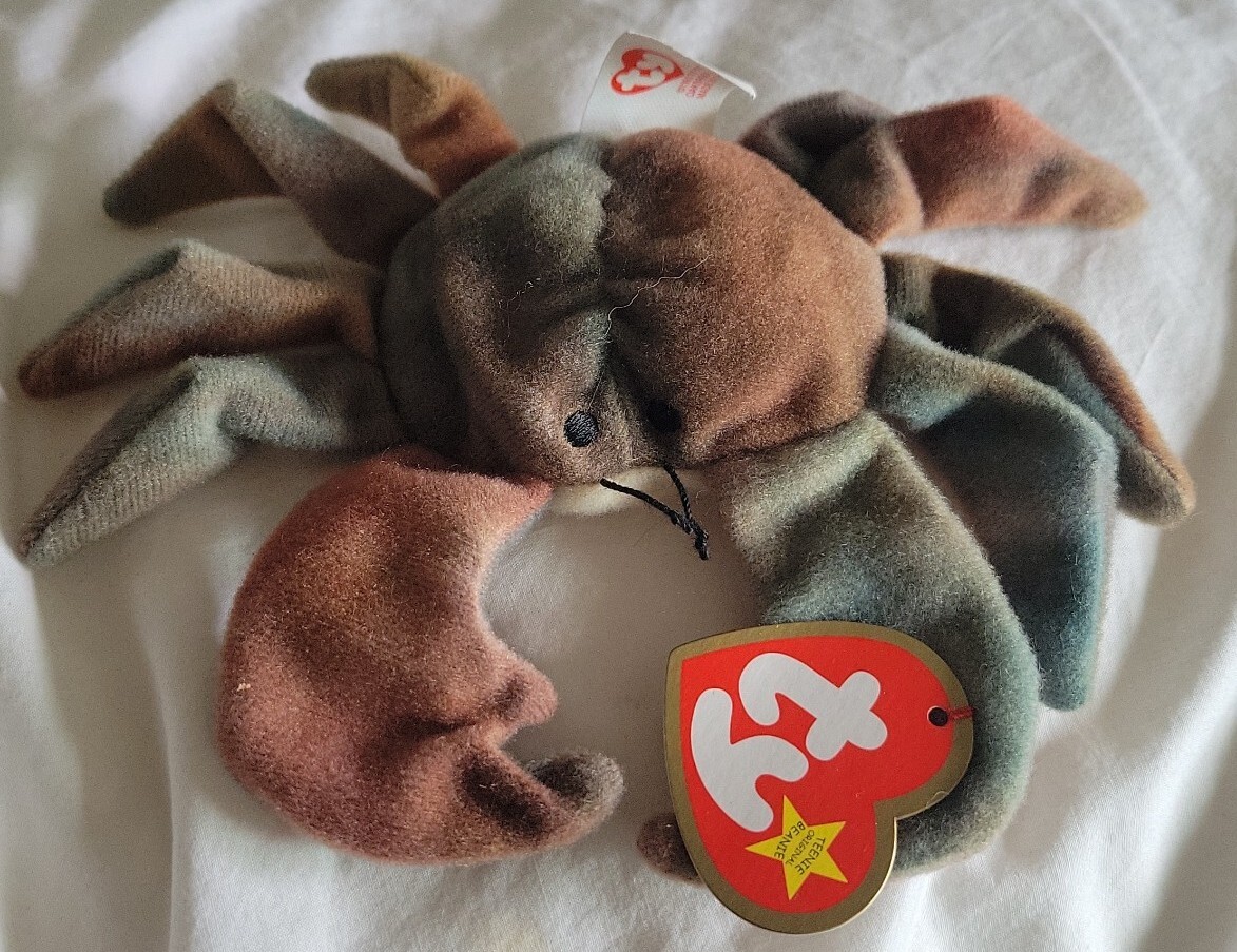 McDonalds 1993 Ty Teenie Beanie Baby Claude the Crab | eBay