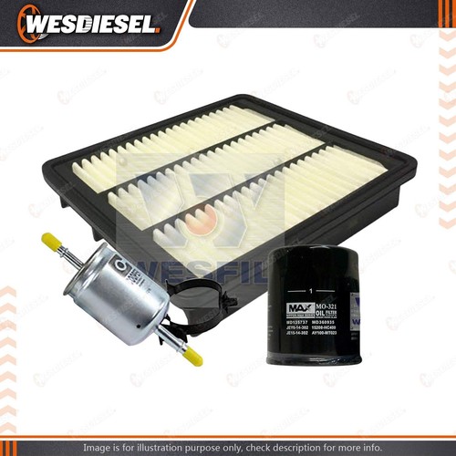 Wesfil Oil Air Fuel Filter Service Kit fits HAVAL H2 1.5L 10/15-on ...