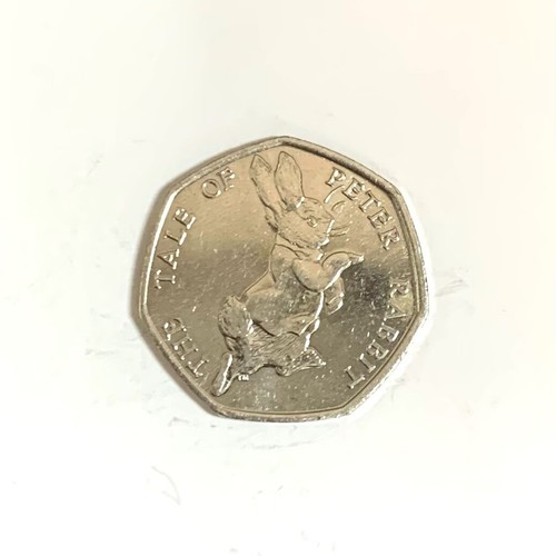 50p Coins UK Rare Fifty Pences Circulated Beatrix The Tale of Peter ...