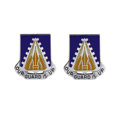 150th Aviation Regiment Unit Crest Pins "Our Guard is Up" - Set of 2 ...