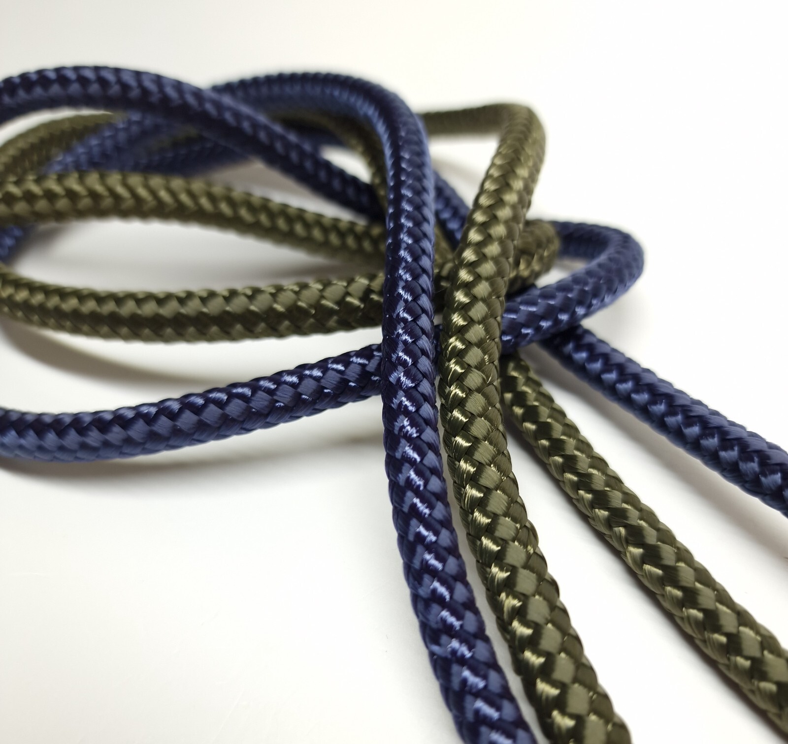 8mm Polyester Double Braid Braid on Braid Marine Rope Navy and Army ...