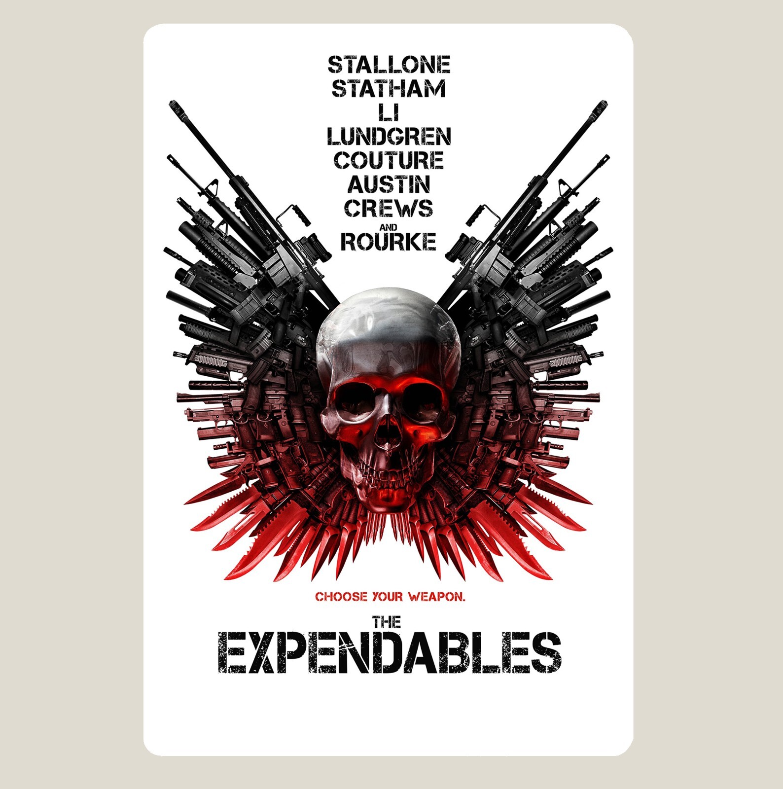 The Expendables Movie Metal Poster Tin Sign Sylvester Stallone 20x30cm ...