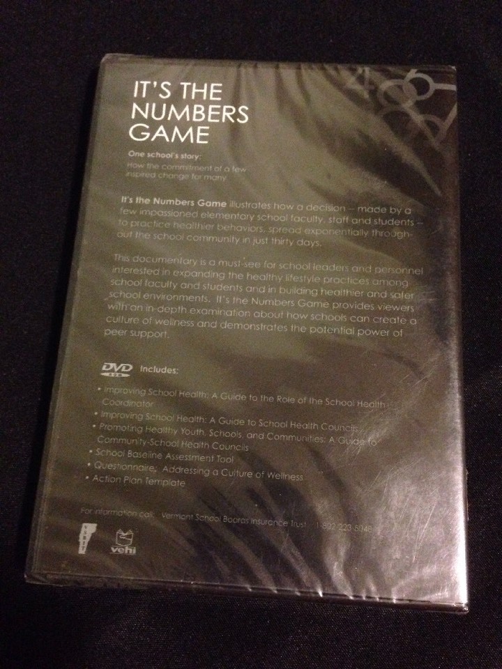 It's The Numbers Game New School Change Documentary Dvd Hard To Find | eBay