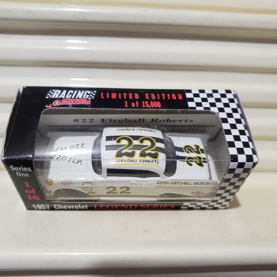 Racing Collectables 1992 1/64 #22 FIREBALL ROBERTS 1957 Chevrolet ...