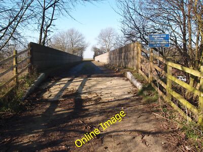 Photo 6x4 Access bridge over the M1 Tingrith Access bridge for walkers ...