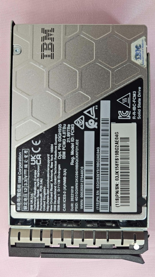 IBM Flashsystem ADSA 4.8 TB NVMe Flash Core Module 03LG622 w/test ...