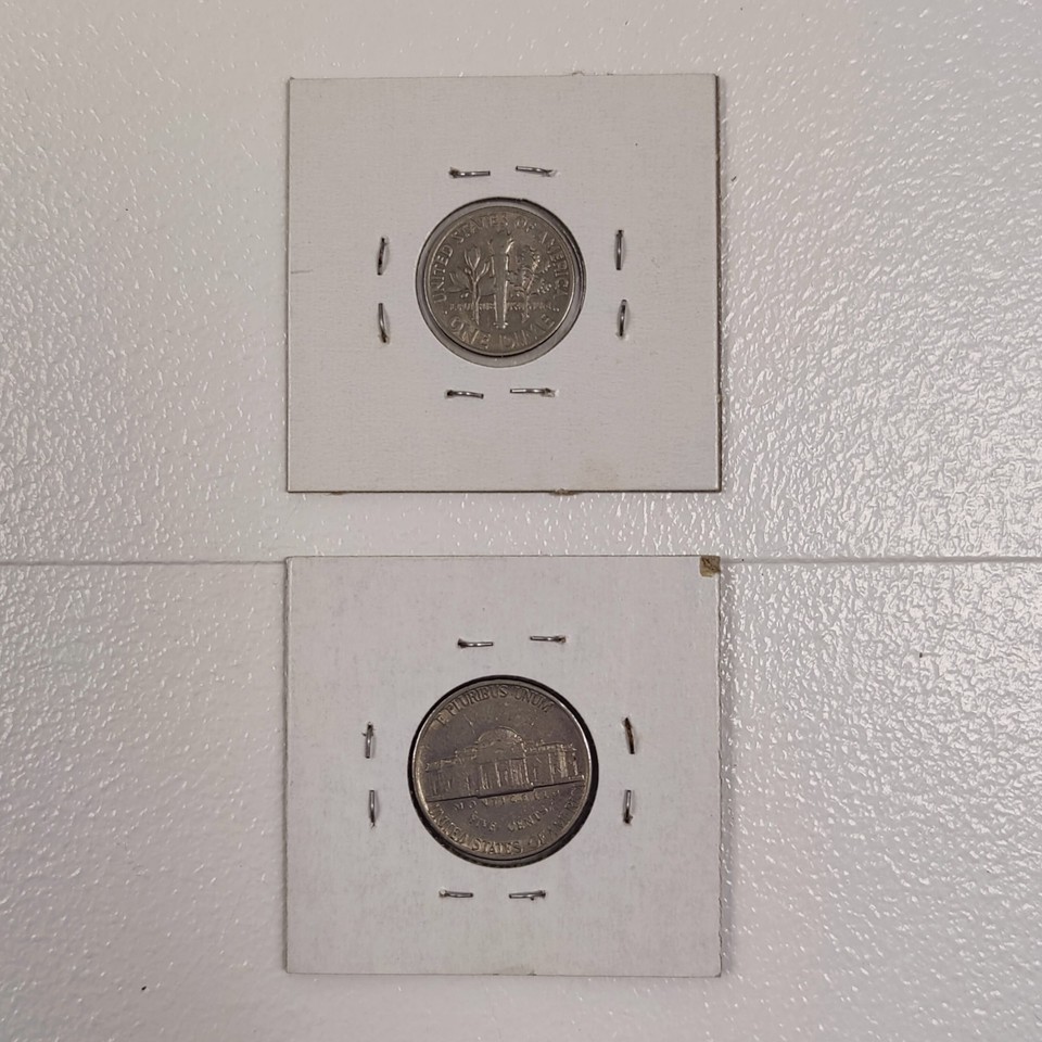 1922 Peace Silver Dollar 1979 Quarter 1$ Star note 2000 sac 1969 dime ...