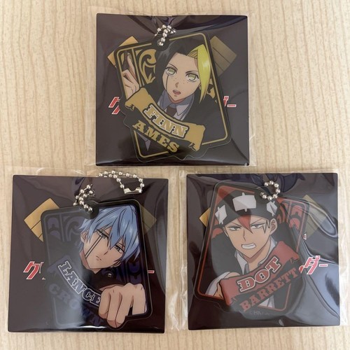 Mashle Acrylic Keychain Set of 3 Limited Collab Cartoon Anime Jewelry ...