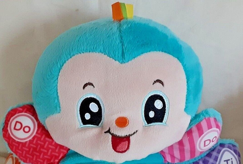 Vtech Snug-a-Bug Musical Critter Soft Baby Toy Plush Animal Colors ...