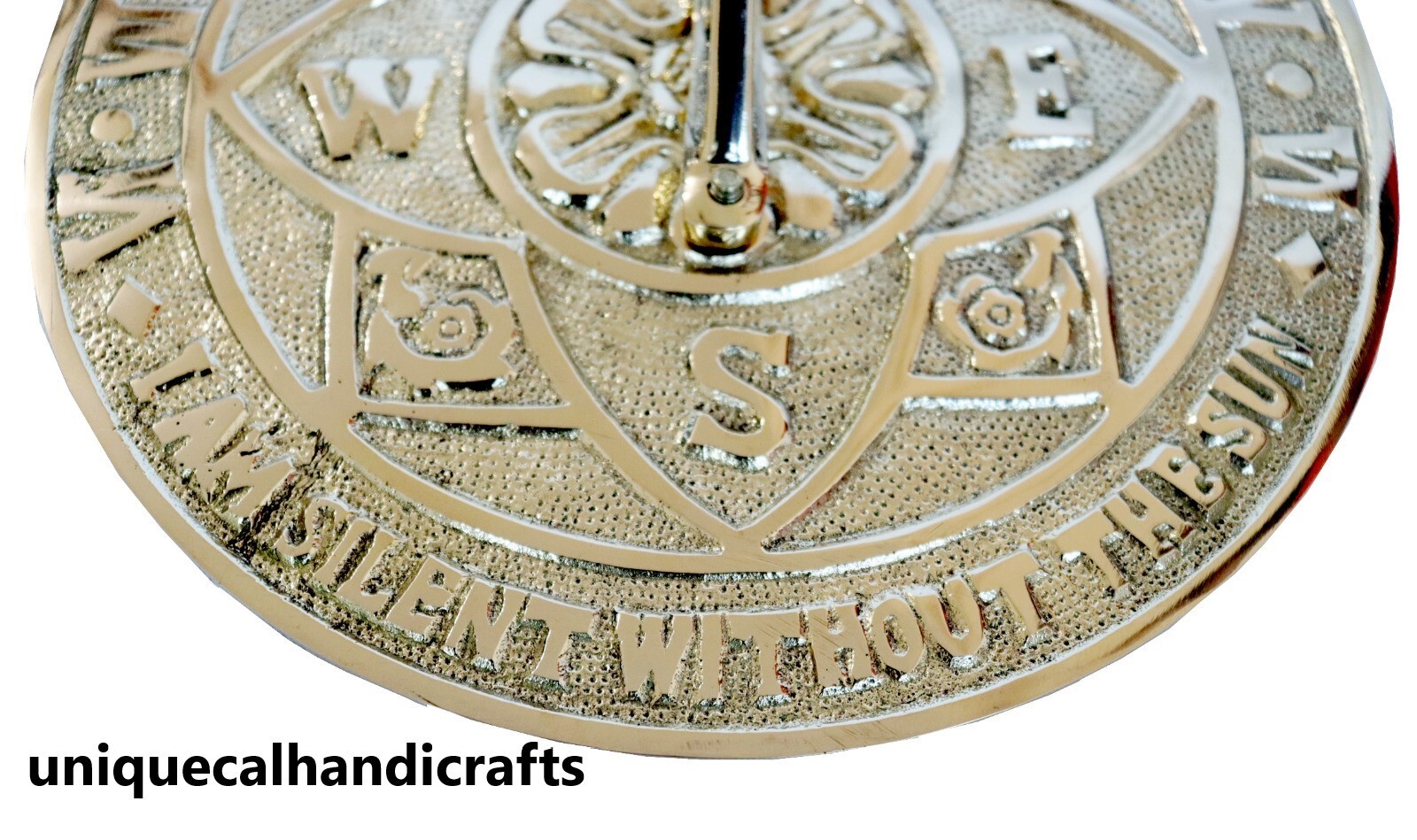 Garden sundial 8" brass Large Sundial Handmade Perfect for Outdoors ...