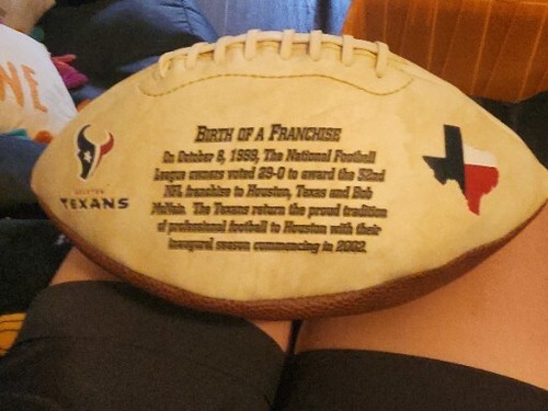 Houston Texans Inaugural Season 2002 Limited Edition NFL Collectible ...